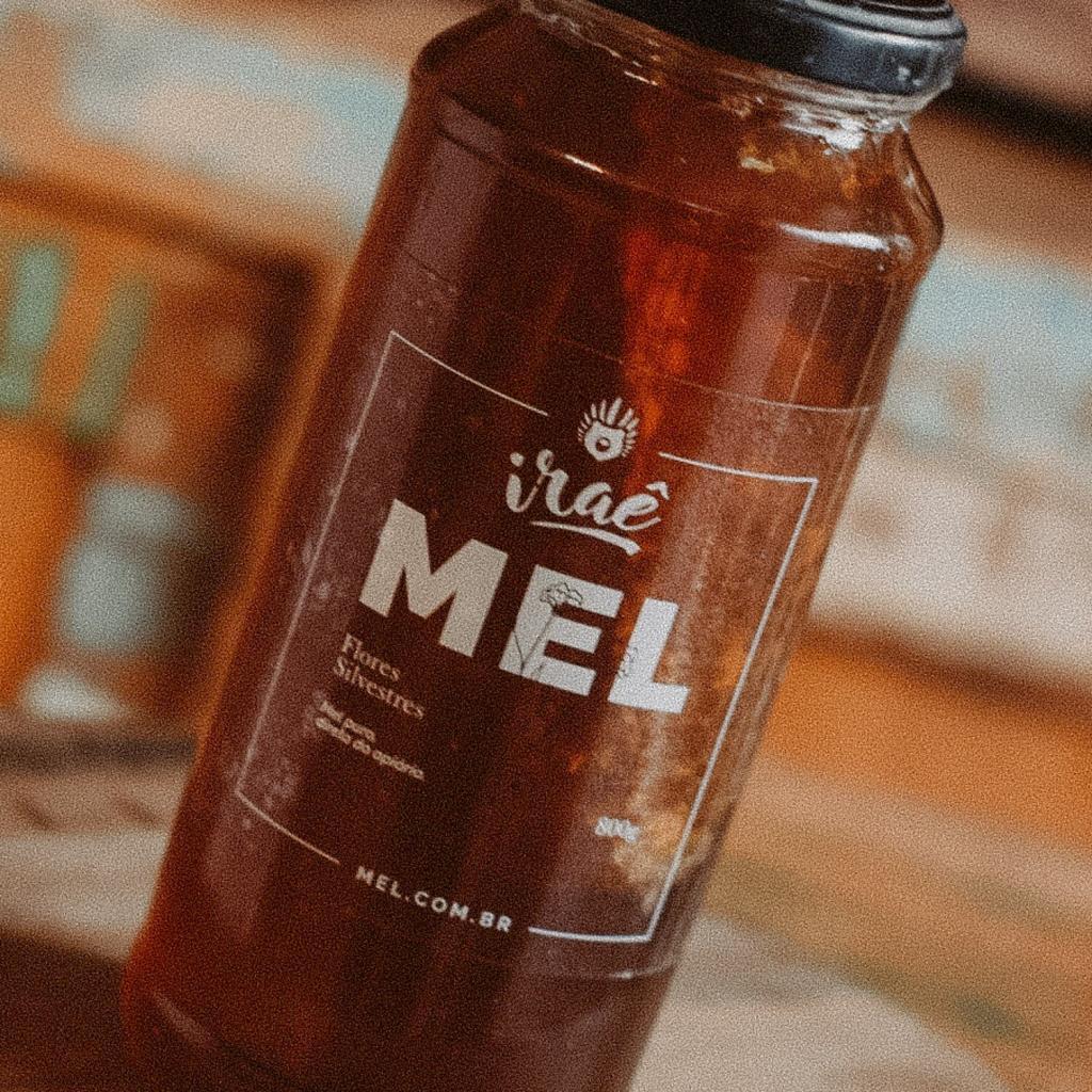 Mel Cru 750g (SEM FAVO) - Florada Silvestre (Pote de Vidro)